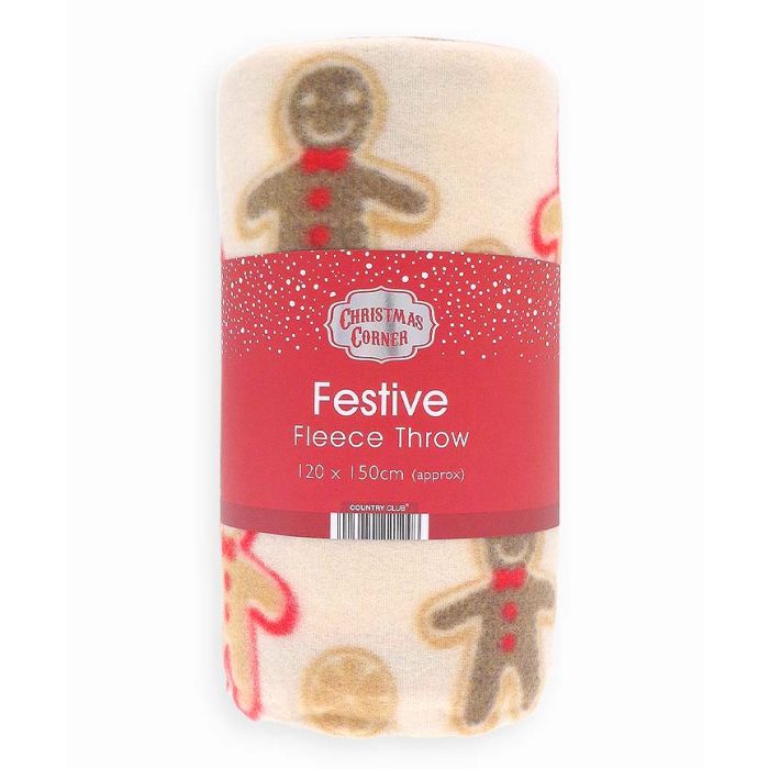 Fleece Throw - Gingerbread | Fashion Friendly